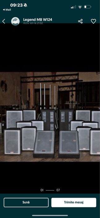 Vand sistem audio profesional 9300W Bucovat • OLX.ro