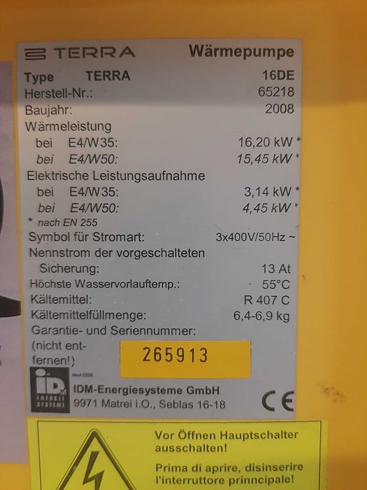 Pompa de caldura ,apa sol ,16 kw Arad • OLX.ro