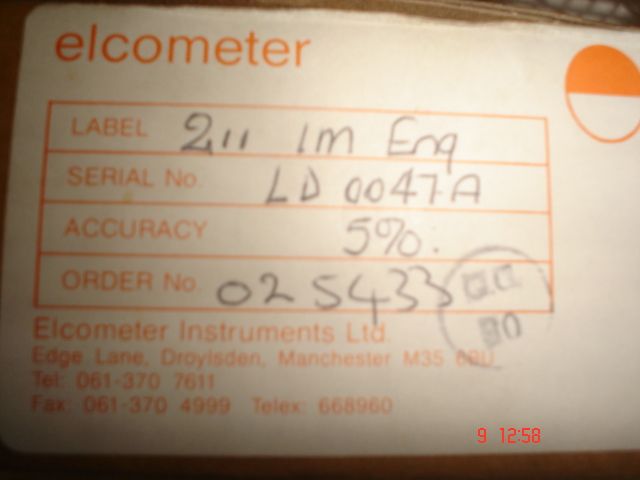 Dispozitiv mecanic determinare grosime de strat vopsea Elcometer 211 ...