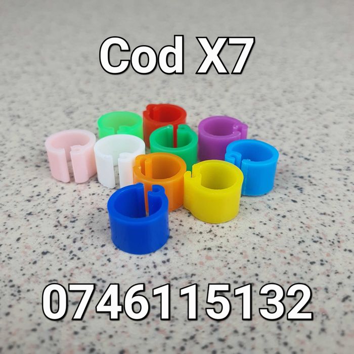 Papagal-Porumbei-Gaini-Fazani-Prepelite-Cleme de 6mm-Colorate-Inele-X7 ...