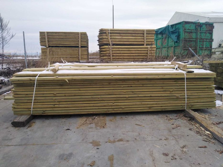 Cherestea si grinzi rasinoase rindeluite si impregnate in autoclava ...