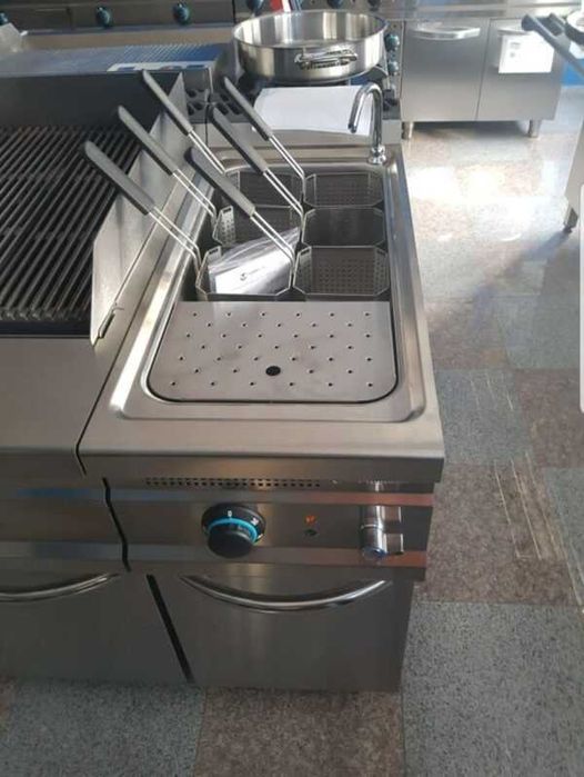 Bolitor, aparat de fiert paste 400x900x850mm cu 6 cosuri, Otopeni • OLX.ro