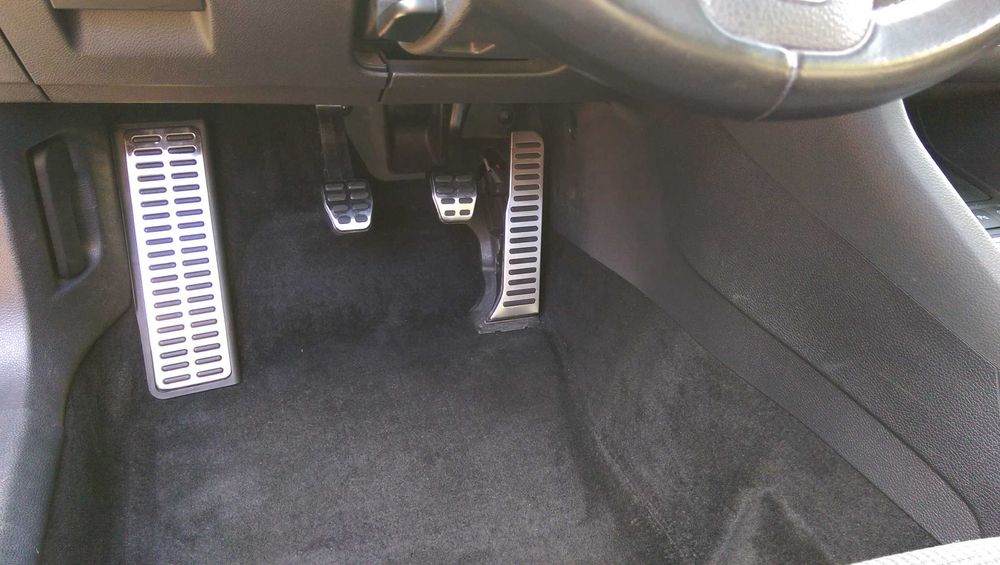 Pedale din INOX + Footrest pentru VW Golf 5/6 Jetta Touran SKODA SEAT ...