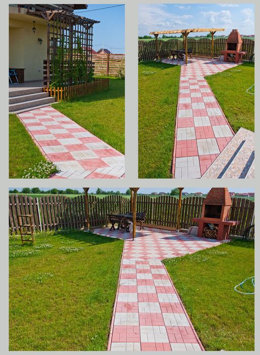 Pavele, pavaje peste 56 modele pentru gradina. Montaj Soldanu • OLX.ro