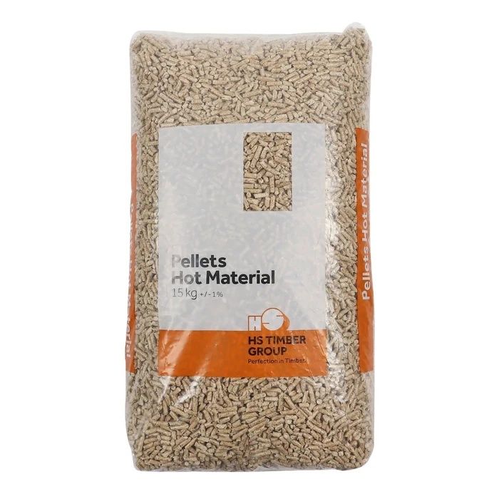 Peleți rășinoase HS Timber Group, 15 kg/sac – 1 palet (66 saci) Pri ...