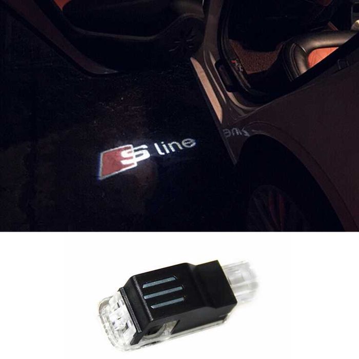 2бр. AUDI S-Line 3D LED лазерни проектори за врати гр. Пловдив Център ...