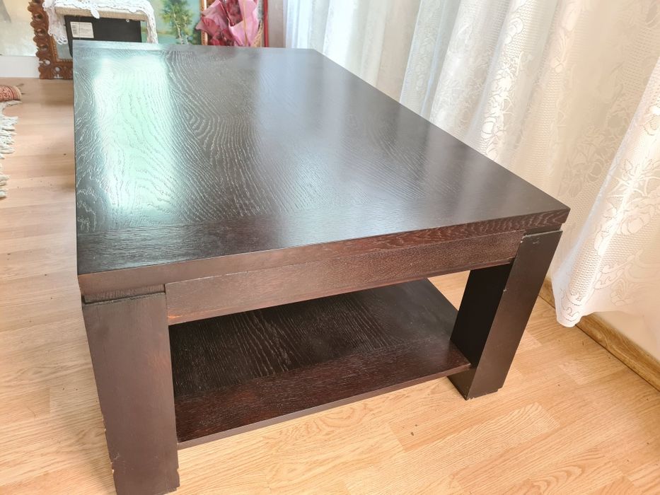 Masuta cafea lemn masiv Mobexpert Bacau • OLX.ro