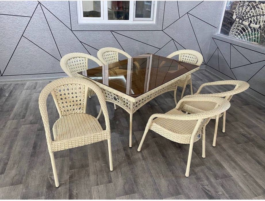 Rotang stol stul dachnik toqilgan Ротанг мебель токима стол стул ховли: 1 500 000 сум - Садовая ...