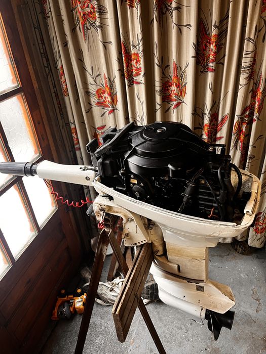 Motor barca johnson bombardier 2t 10cp Constanta • OLX.ro