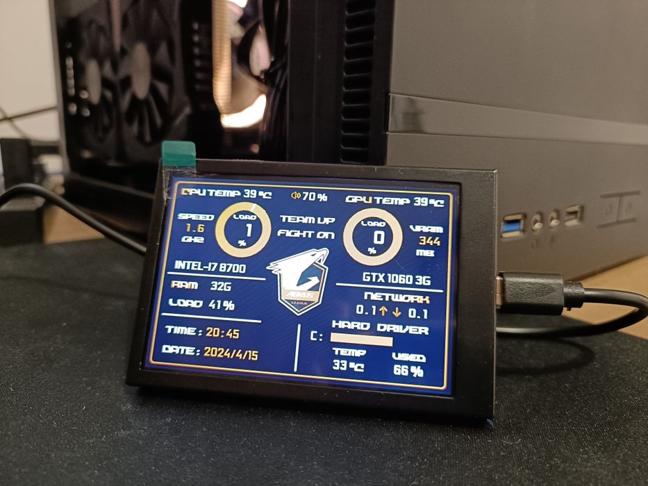 Mini display programabil pentru PC Cluj-Napoca • OLX.ro