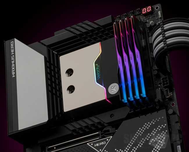 EK Water block EK-Quantum Velocity2 D-RGB, Full Nickel, Intel LGA1700 ...