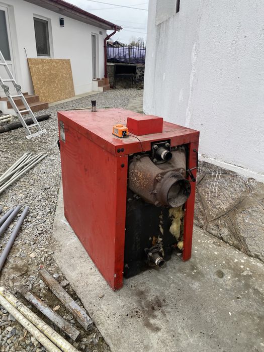 Centrala Viadrus 8 elementii ! Primul element fisurat si reconditionat ...