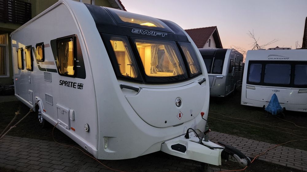 Rulota SWIFT SPRITE Major, 2018, centrala TRUMA,layout deosebit,Tv-Dvd ...