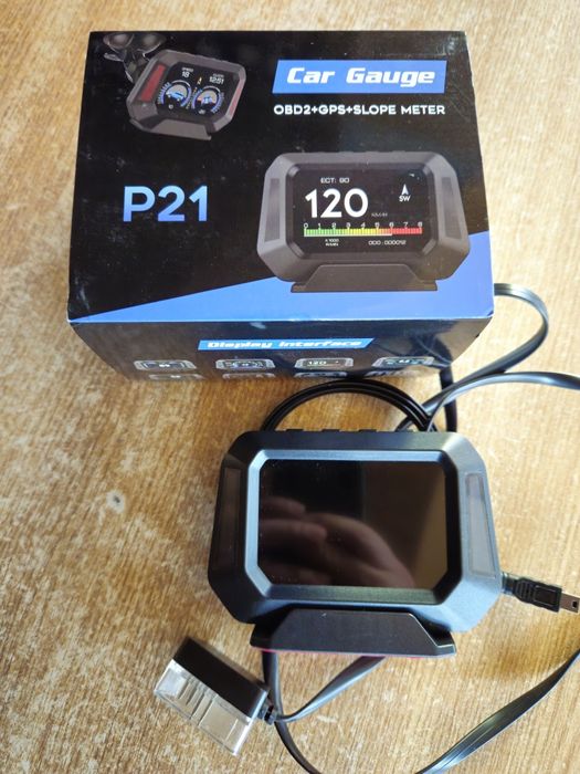 Computer bord digital PYRAMID® P21, OBD2 si GPS de tip HUD, Roman • OLX.ro