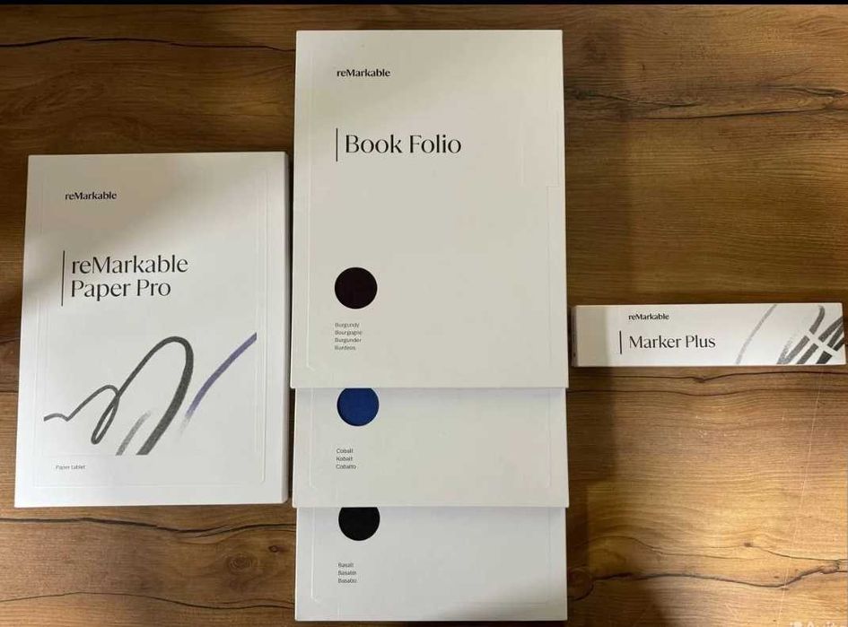 ReMarkable paper pro, 3 Book Folio, Marker Plus Bocicau • OLX.ro