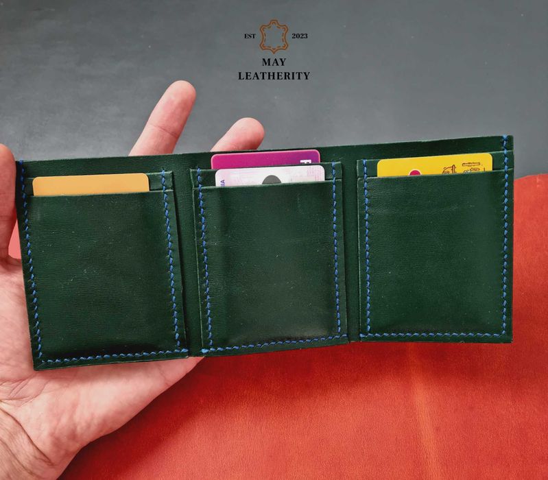 Portofel Trifold piele naturală Iasi • OLX.ro