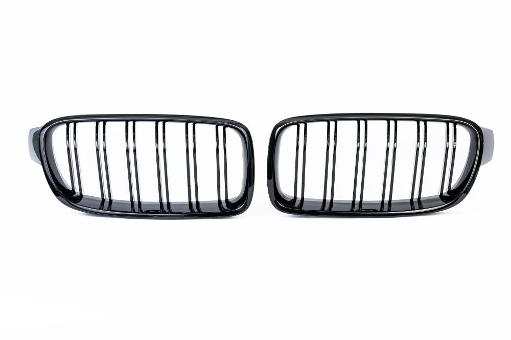 Бъбреци Решетки Двойни За БМВ BMW F30 F31 Черен Гланц М3 Тип След 2012 ...