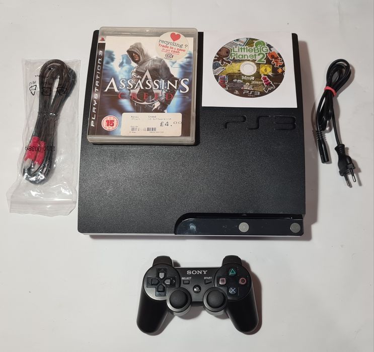 SONY Playstation 3 Slim PS3 320GB комплект конзола игра гр. Монтана Парта 2 • OLX.bg