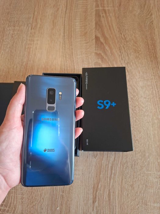 Samsung Galaxy S9 Plus, Dual SIM, Blue + Incarcator Casti Husa Folie Bucuresti Sectorul 3 • OLX.ro
