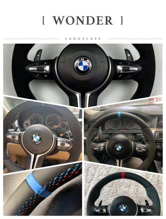 Volan Bmw M Performance Alcantara Tapițat cu Padele Seria F Bucuresti ...