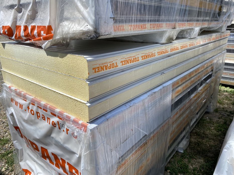 Panouri sandwich NOI CAL 2 capete de linie la 3 m lungime Focsani • OLX.ro