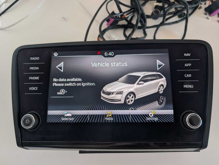 Unitate Navigație + Display Ecran 8" Inch Skoda Octavia 3 MK3 Bucuresti ...