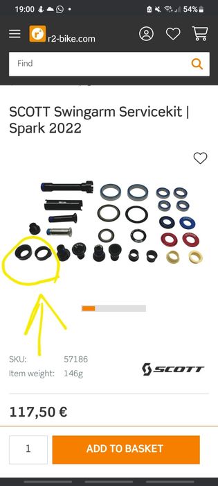 Kit Service Scott Spark 2022-2023-2024 Swingarm repait kit Bucuresti Sectorul 5 • OLX.ro