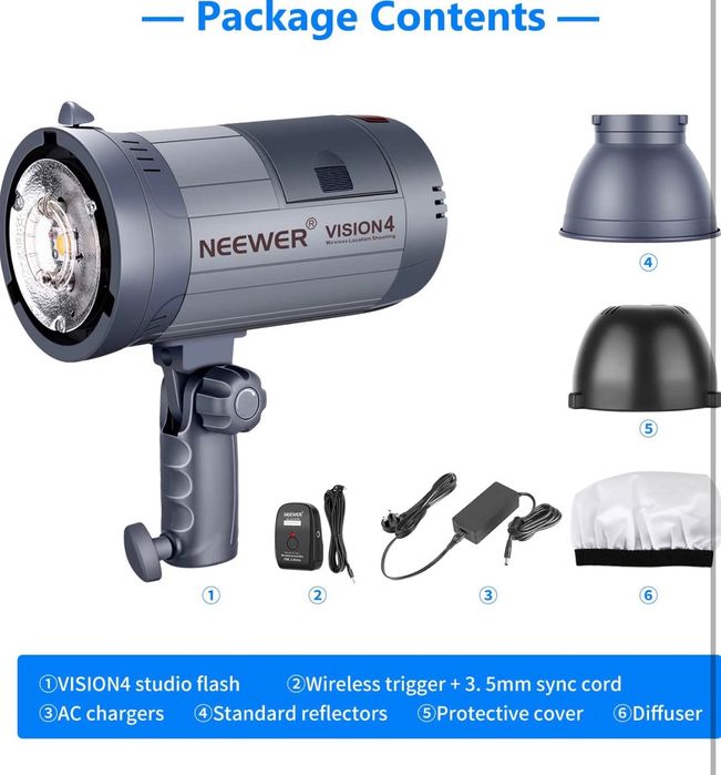 Светкавица. Neewer vision 4! Моноблок. Светкавица. Фото. Софтбокс. гр ...