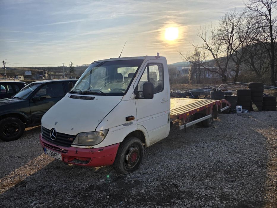 Mercedes Sprinter autoplatforma platforma slep trailer Aiudul de Sus ...