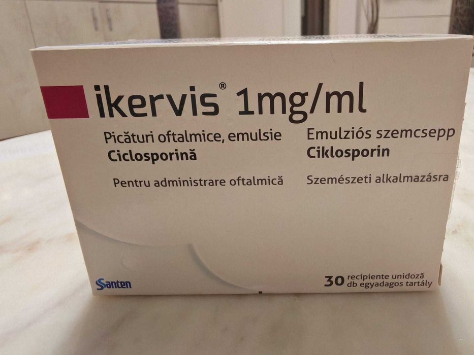 Medicament picaturi oftalmice emulsie ciclosporina IKERVIS-sigilat nou ...