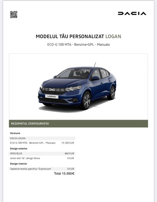 Dacia Logan Eco-G 2025 NOU (doar 5.000KM) Bucuresti Sectorul 1 • OLX.ro