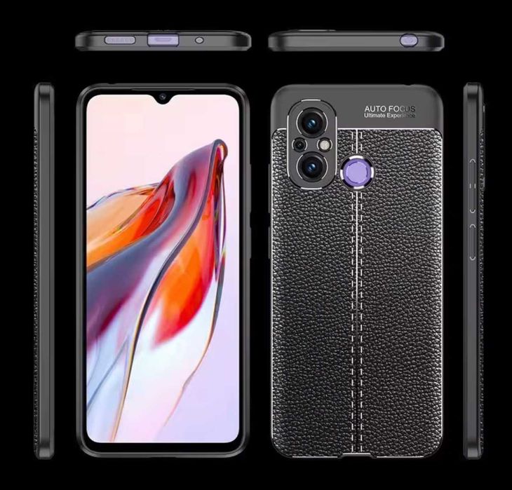 Husa Antisoc model tip PIELE pt. Xiaomi Redmi 12C 4G / Note 12 Pro 5G ...