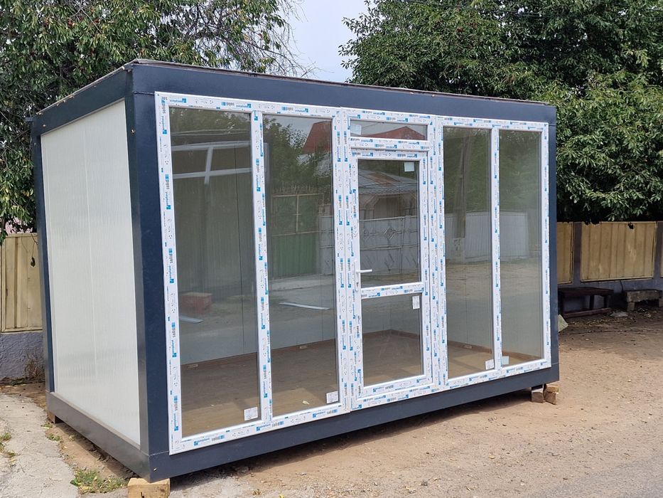 Container birou Container vitrina Container santier vitrat magazin ...