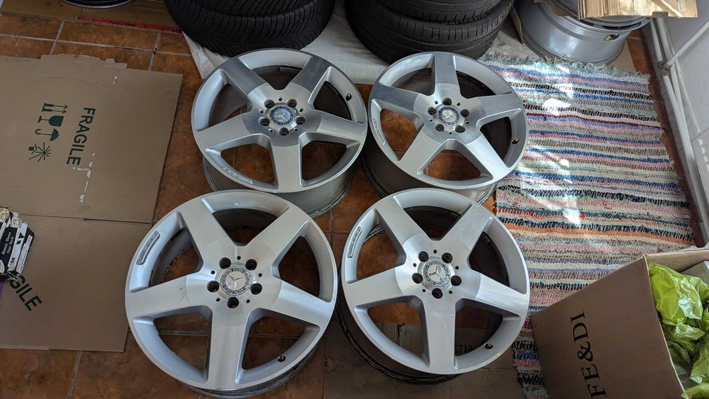 Set 4 jante R 19 5x112 , Mercedes AMG pt GLS , GLE , GL , GLC , ML , R ...
