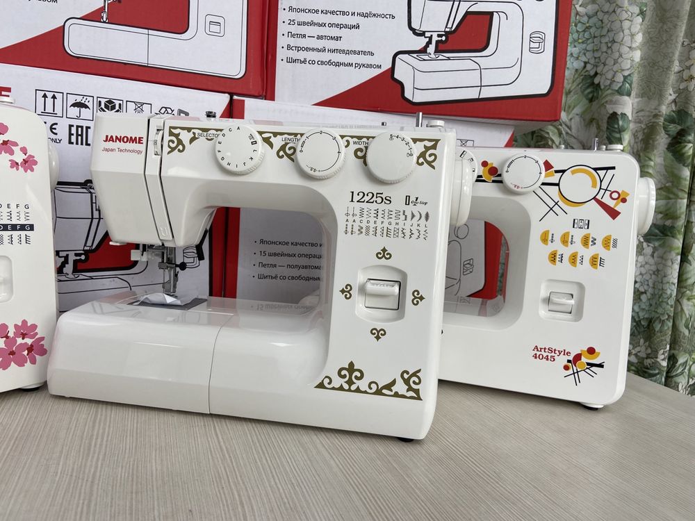 Janome тігін машиналары. Әртүрлі модельдер. Швейные машины Janome.: 75 ...
