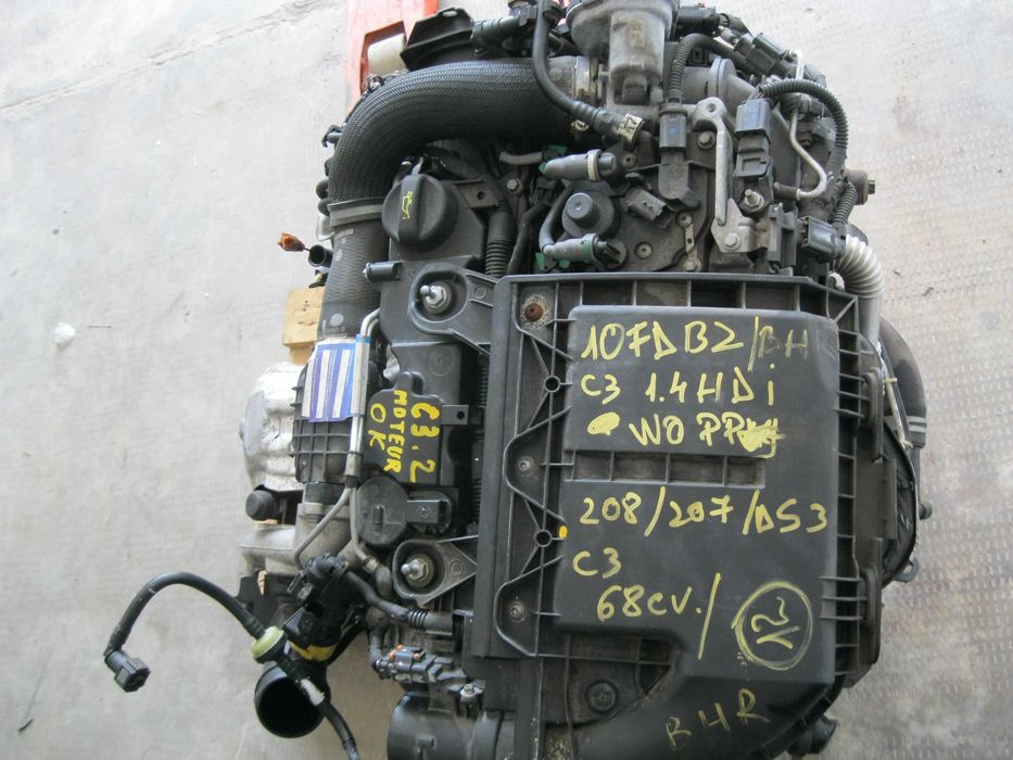 Motor 1,4HDI*8HR DV4C 8H01*CuAnexeCitroenC3DS3Peugeot68Cp71000kmEu5Fra ...