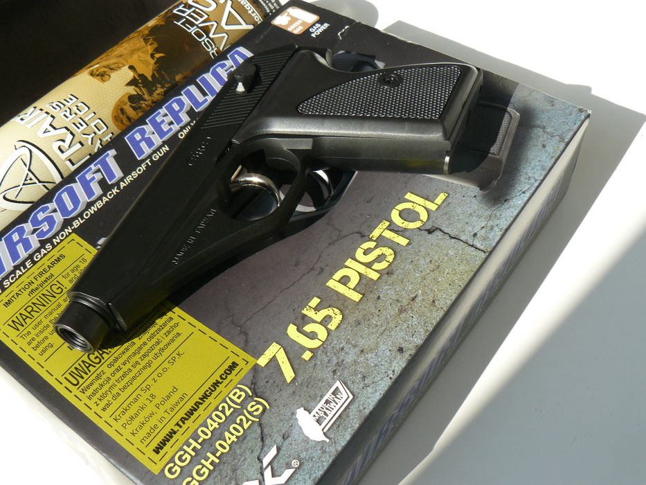 Pistol Airsoft MAUSER HSC,Mod 7.65,SRC,Nou,Green Gas,NBB,Black,0,7J ...