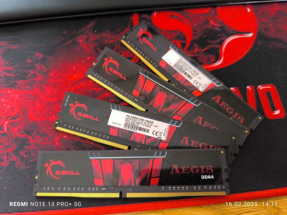 Ram Памет 4x8gb Ddr4 3200 G Skill Aegis 32gb Kit гр София 7 ми 11 ти километър • Olx Bg