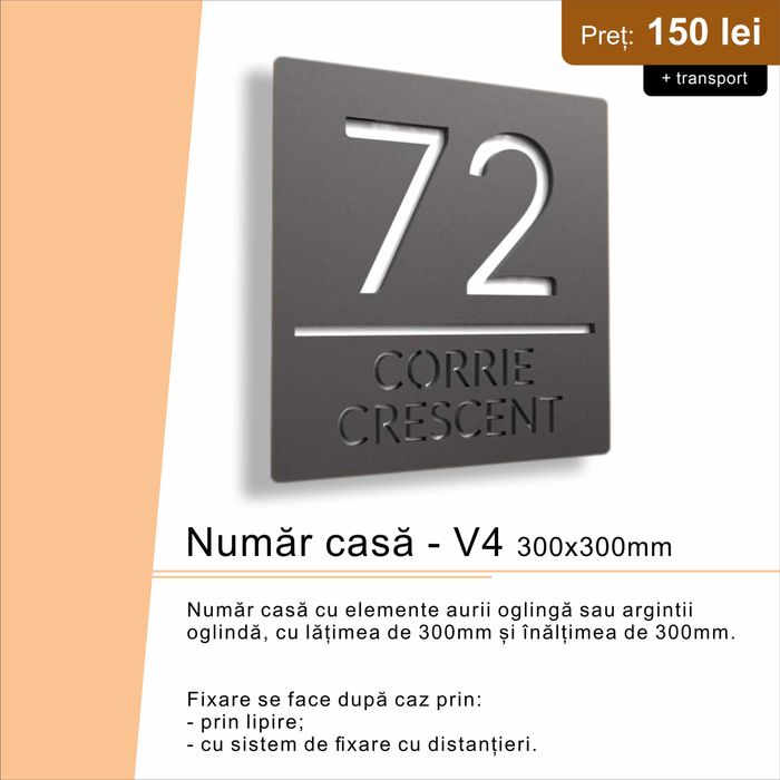 Numar casa, Placuta stradale, diferite modele Iasi • OLX.ro