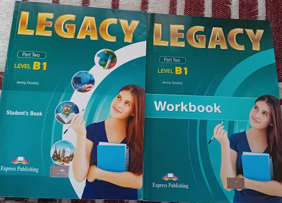 Legacy, Part two, Level B1- Учебник и учебна тетрадка с. Виево • OLX.bg