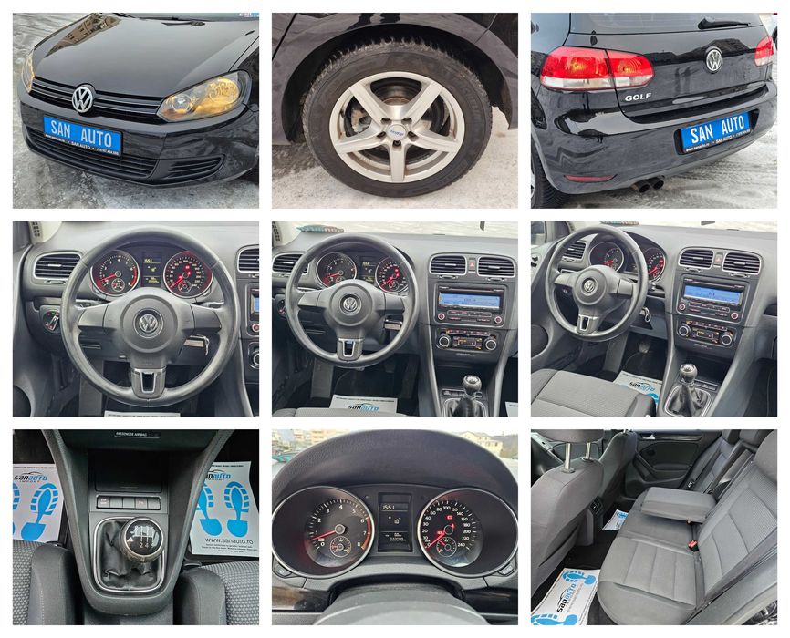 VW Golf VI 2010 1.4 TSI 122 CP euro 5 / RATE fara avans Iasi • OLX.ro
