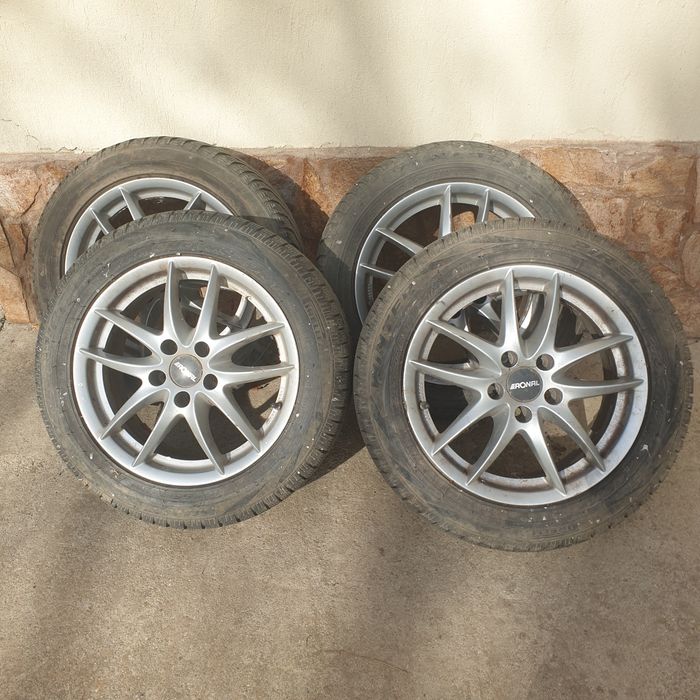 Jante Ronal 5x108(pentru ford)+cauciucuri iarna Serbanesti • OLX.ro