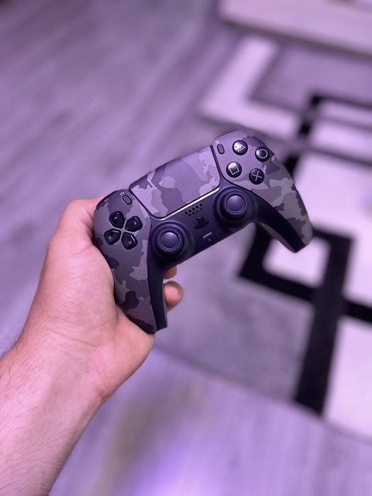 Controller Wireless PlayStation 5 (PS5) DualSense, Gray Camouflage ...