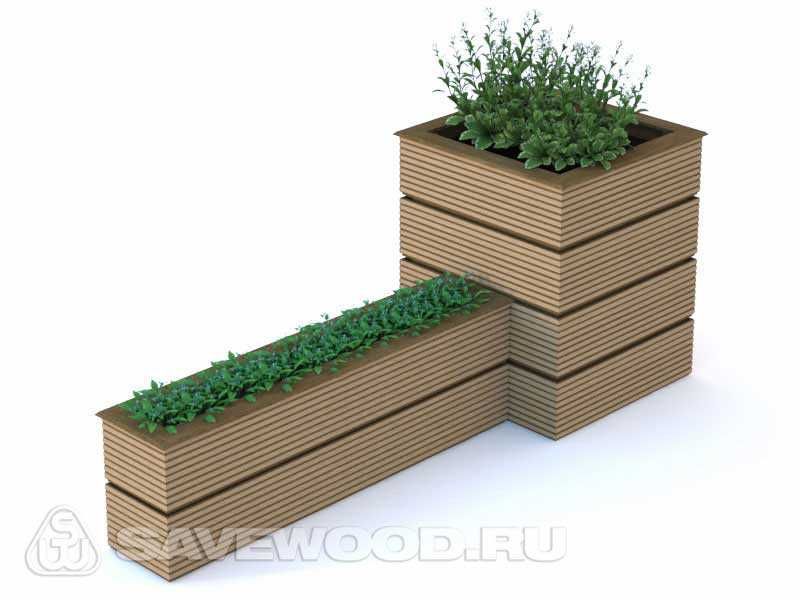 Изготовление кашпо из ДПК (древесно - полимерный композит) - Прочие ...