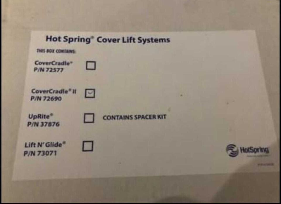 Sistem de ridicare capac termic Cover Cradle 2 hidraulic jacuzzi ...