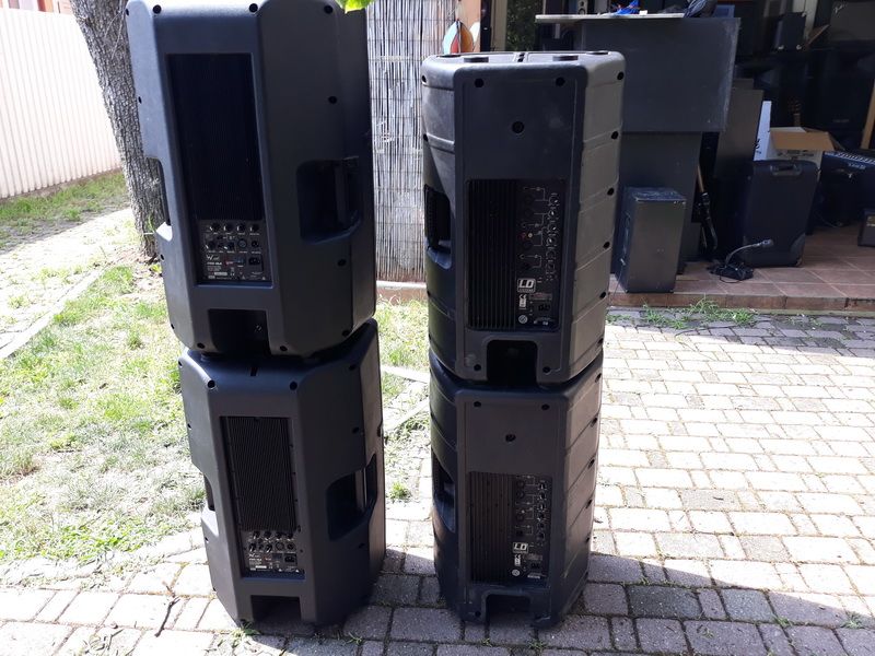 Boxe active rcf jbl eon 515xt ev zlx 15p 1000w electrovoic suporti box ...