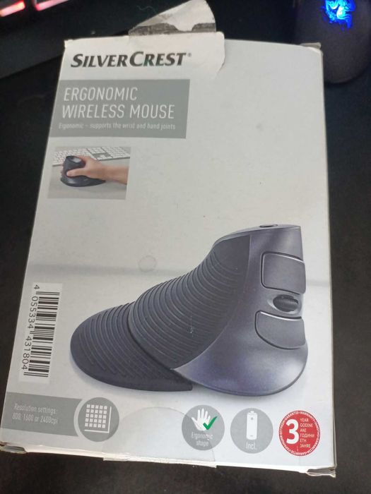 Mouse ergonomic wireless SilverCrest 2400 B1 Timisoara • OLX.ro