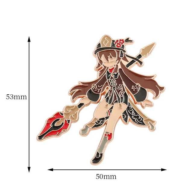Pin Brosa Anime Genshin Impact - Hu Tao Bucuresti Sectorul 3 • OLX.ro