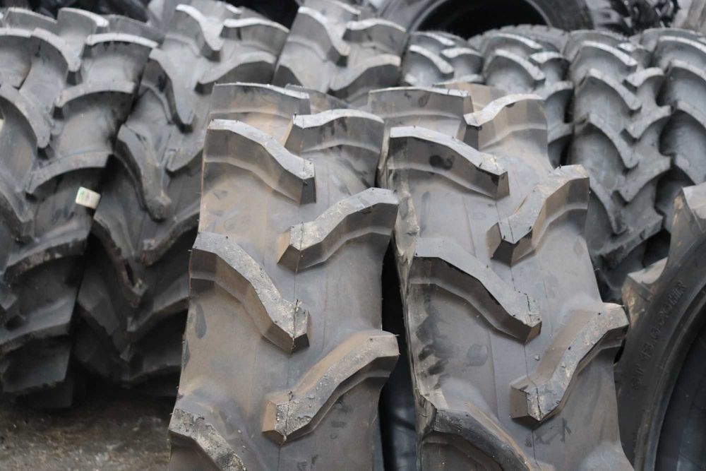 Anvelope noi 12.4-26 ROADMILE cu camera cauciucuri tractor japonez ...