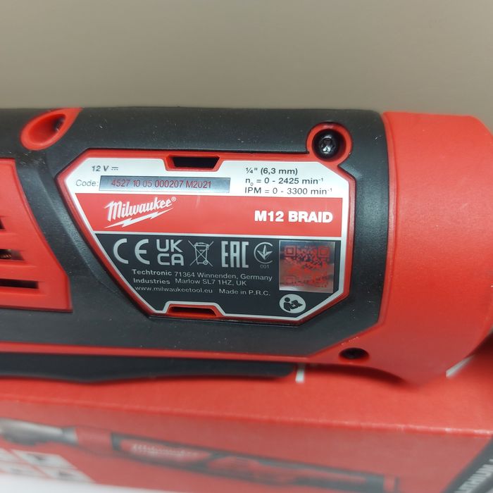 Акумулаторен ъглов ударен винтоверт Milwaukee M12 BRAID-0 гр. Велинград ...